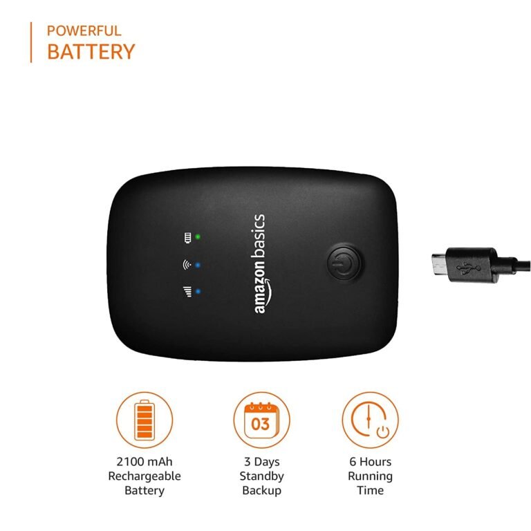 Amazon Basics 4G LTE Wireless Dongle with All SIM Network Support ...