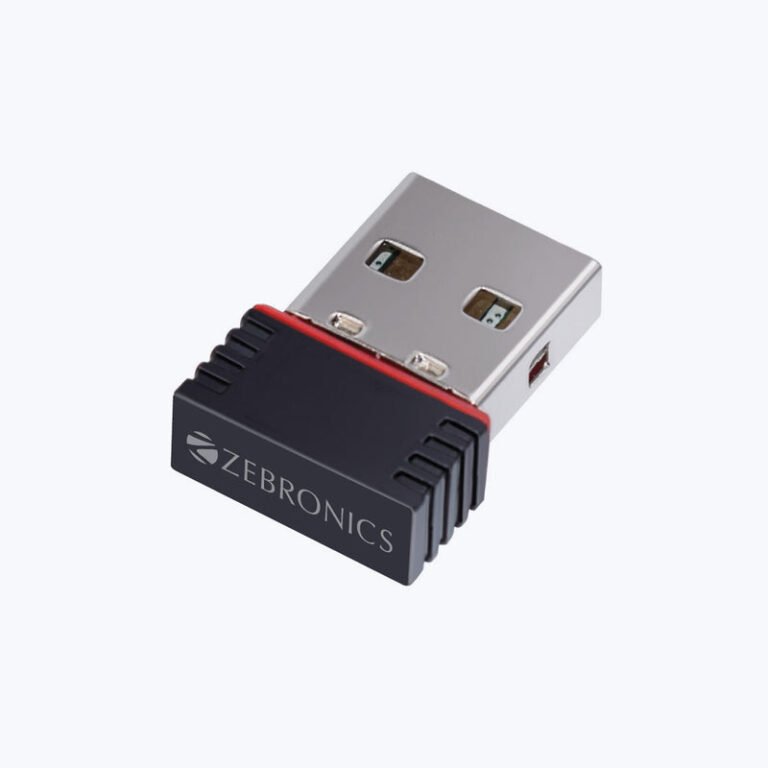 ZEBRONICS ZEB-USB150WF1 USB Mini WiFi Adapter Supports - MACZONE