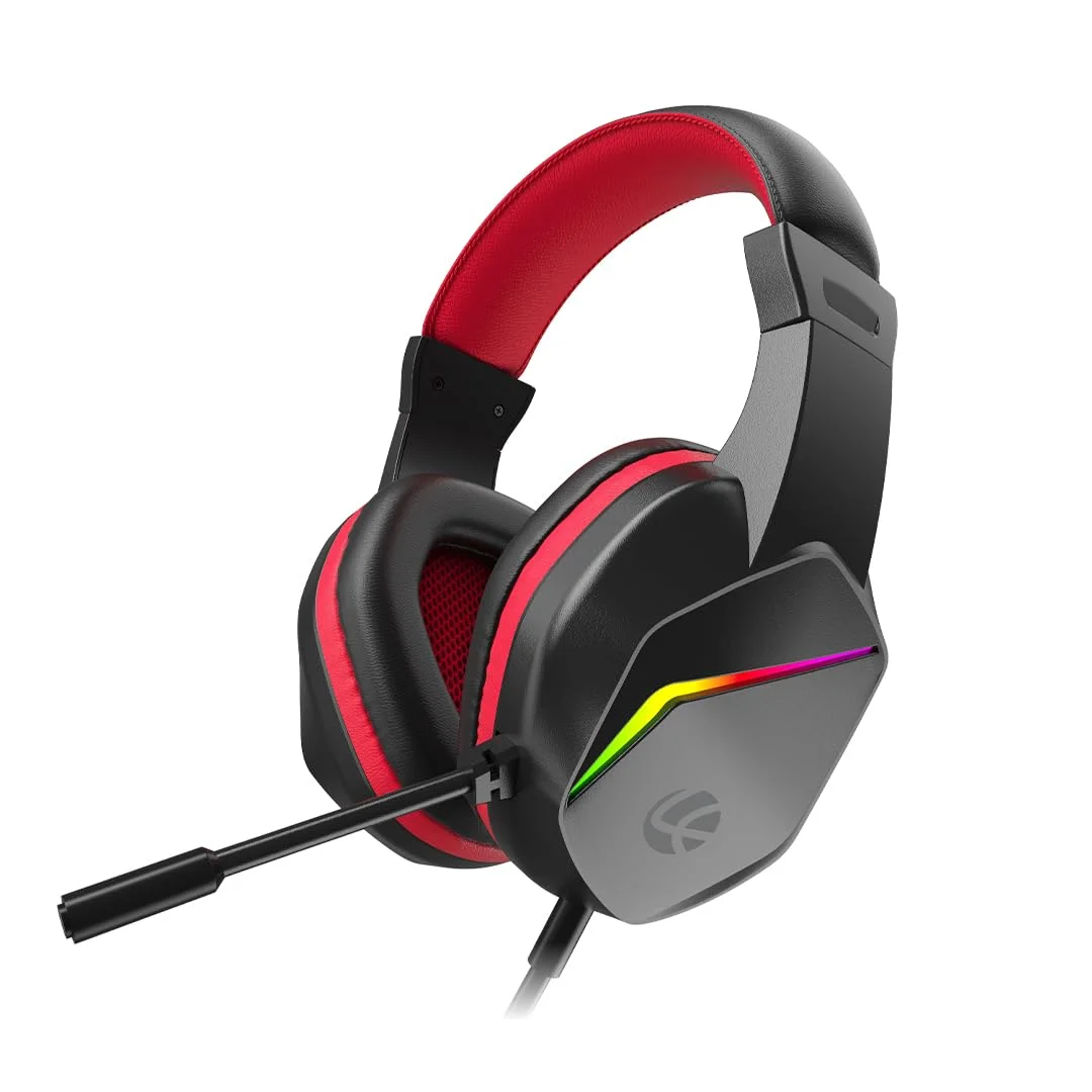 LAPCARE Bunker Wired Gaming Headphone with RGB Back Lights (Black ...