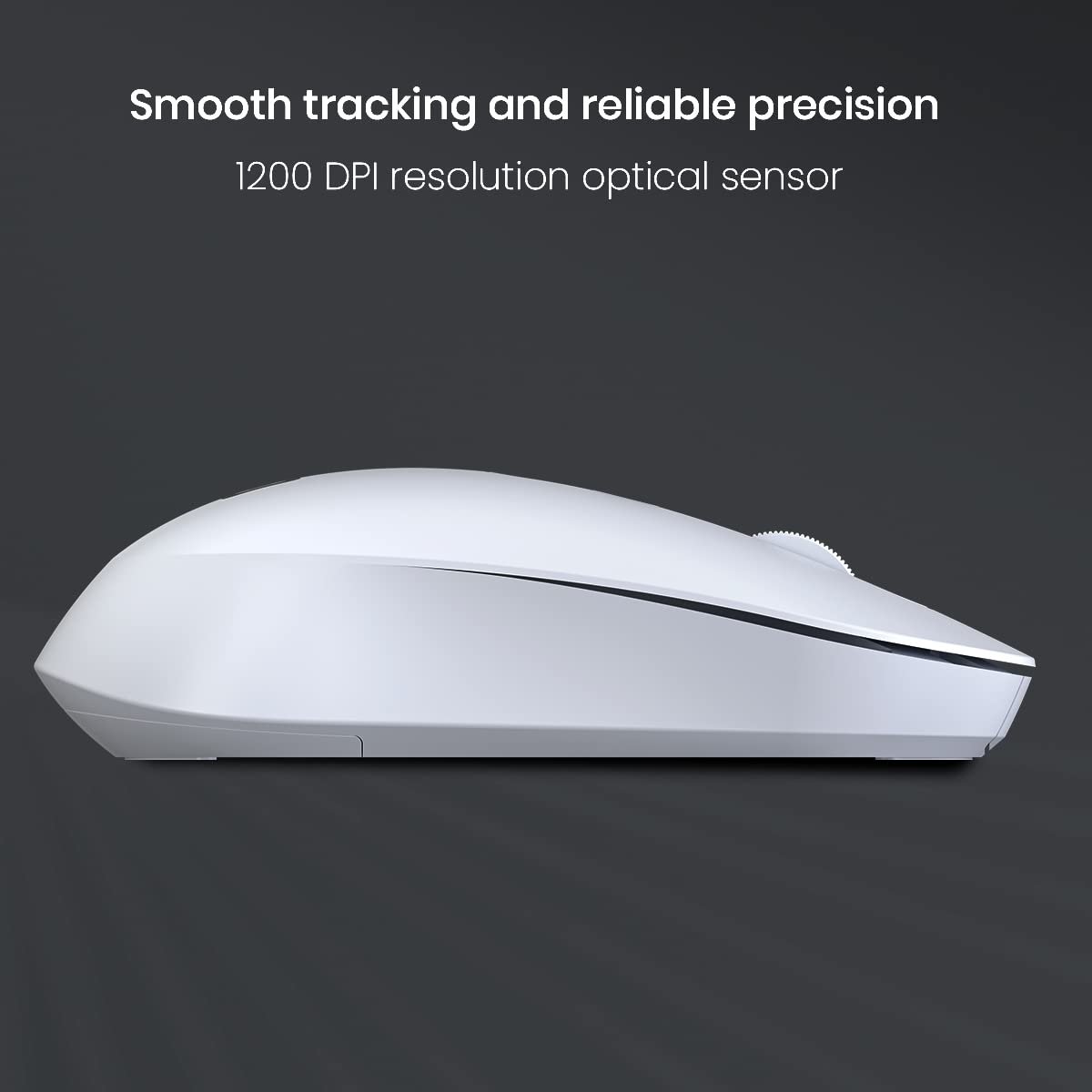 Portronics Toad 13, 1200 DPI, 2.4 GHz Wireless Optical Mouse with USB ...