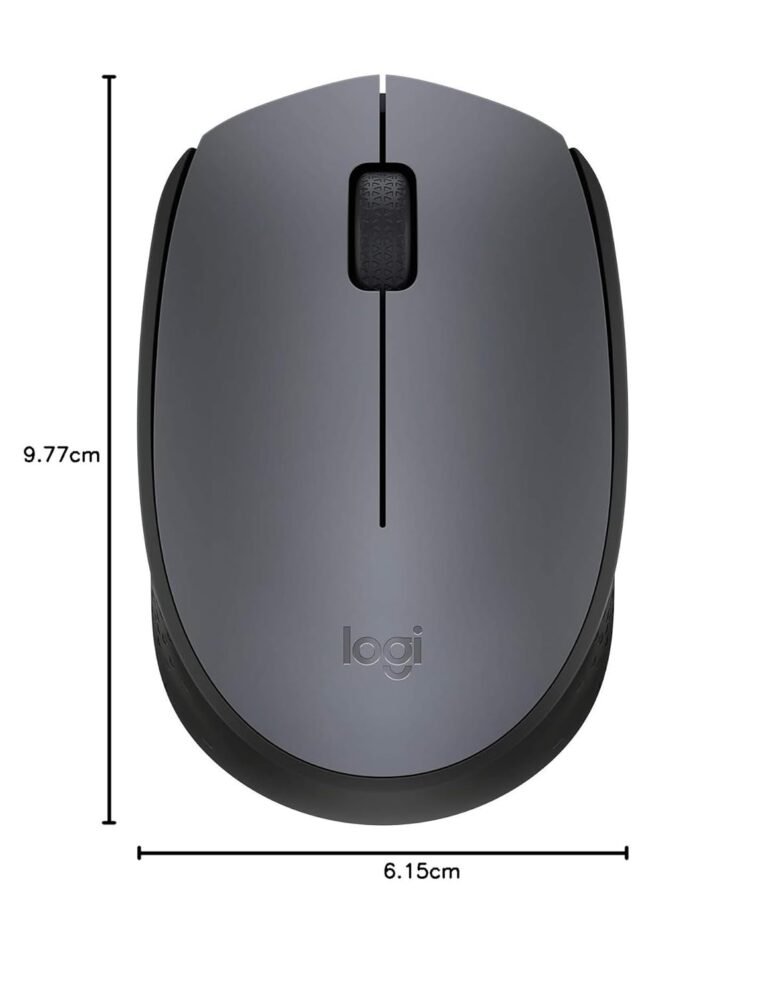 logitech M171 Wireless Mouse With 1000 DPI (Grey) - MACZONE